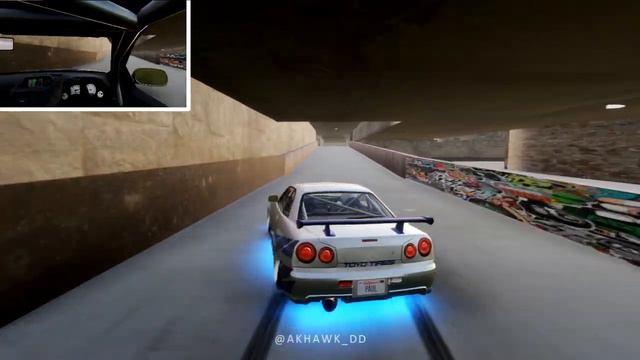 Drifting in Tokyo Drift Parking Map | Paul R34| Carx Drifting | Controller - смотреть видео ...