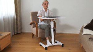Tatkraft Cheer - Laptop Desk, ✅Portable Desk, Portable Laptop Table, Adjustable Height 52-84cm