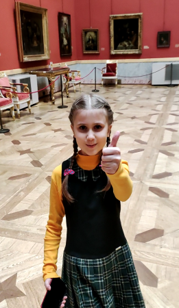 В Эрмитаже.