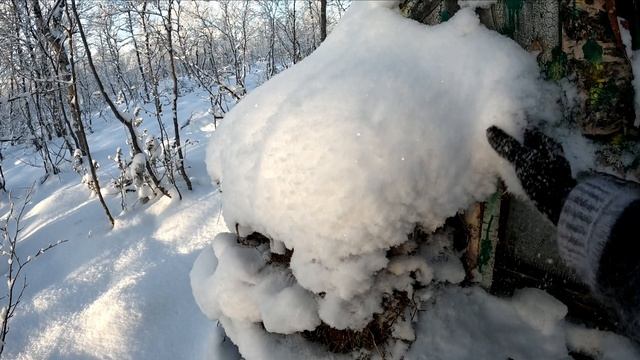 ИЗБУШКА ! ОТЛИЧНАЯ ПЕЧКА! МОРОЗ МИНУС 18 ГРАДУСОВ..РАБОТЫ В ИЗБУШКЕ ! ОБЕД ИЗ ДОМАШНЕЙ ТУШЕНКИ!