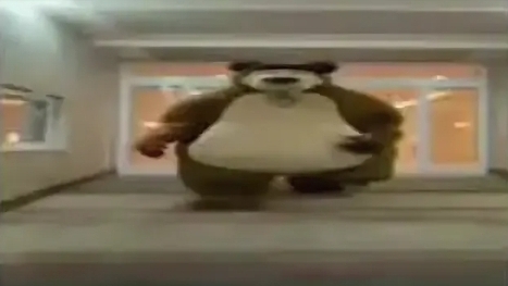 Медведь бежит. пародия