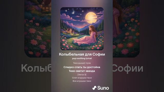 Колыбельная для Софии