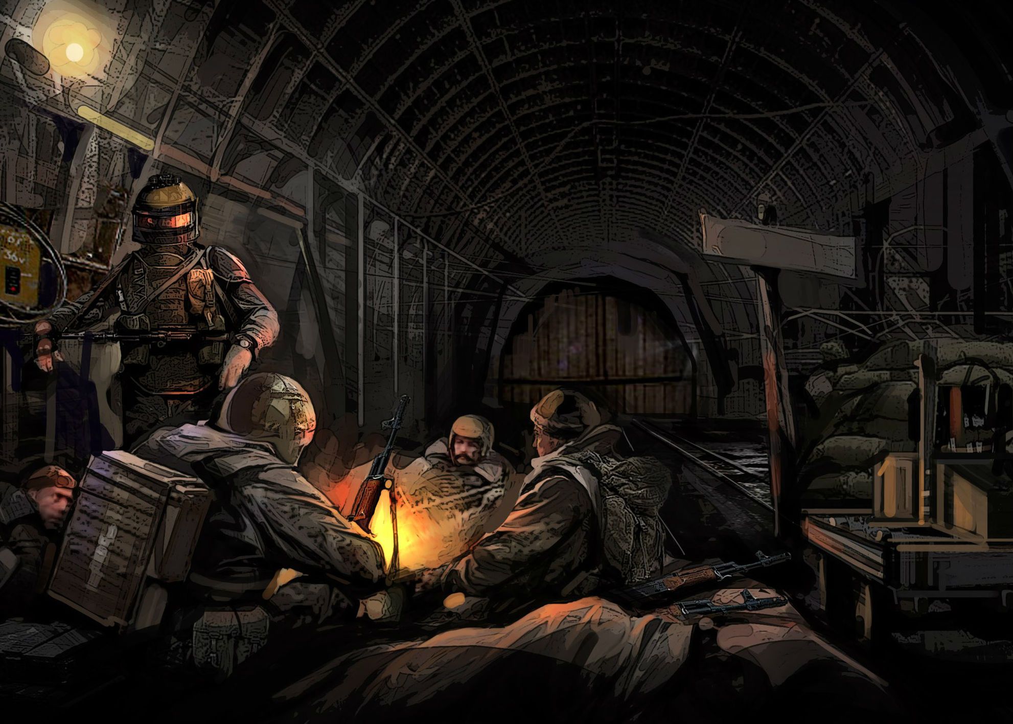 Метро 2033.5 часть.Нескончаемая атмосфера тоски.
