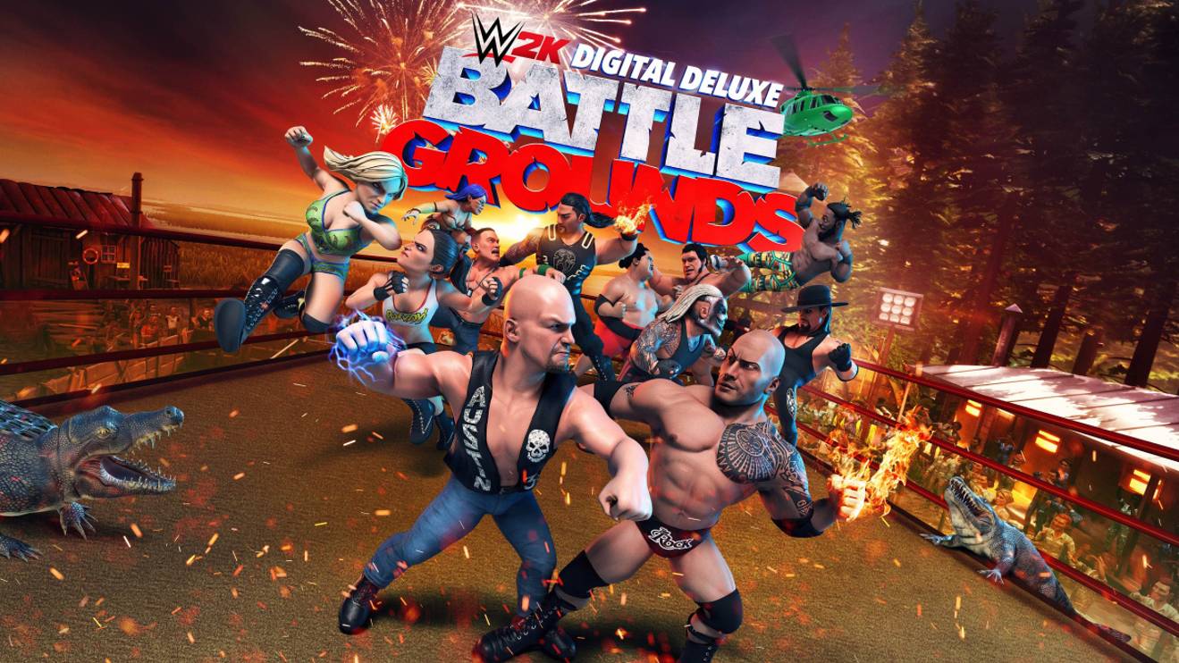 WWE 2K Battlegrounds - (Бои Девочки сражаются на ринге Реслинг) 2. часть PC - HD - Full. 1080p.