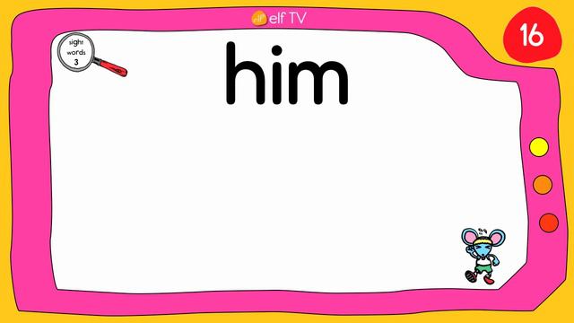 Sight Words Collection - Video 3 of 4 - ELF Learning - ELF Kids Videos
