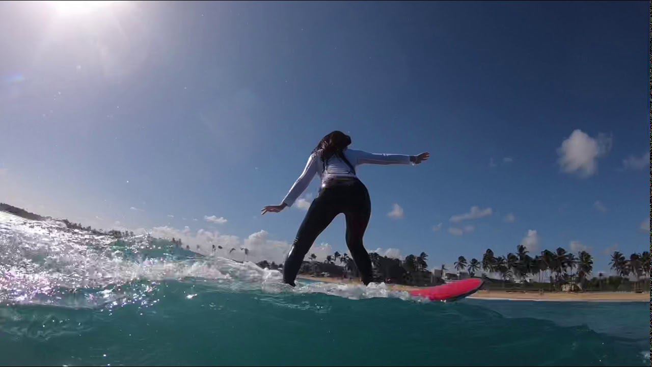 SURFING! My first time