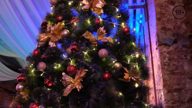 Новогодний декор. Event Ресторан A. J. Sangiolo