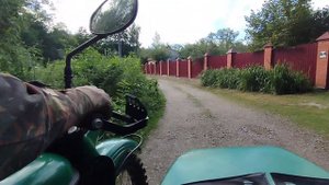 Покатушки на Урале, обгон кросача
