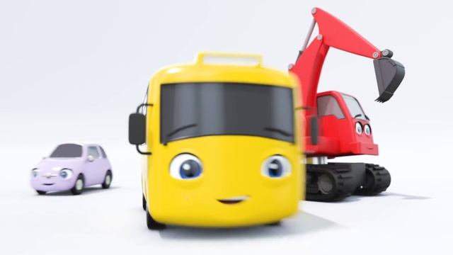 Learning Shapes - Go Buster the Yellow Bus | Nursery Rhymes & Cartoons ...
