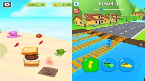 Sandwich Runner / Shape Shifter Games - Best Levels - Causal/Timepass Games HD