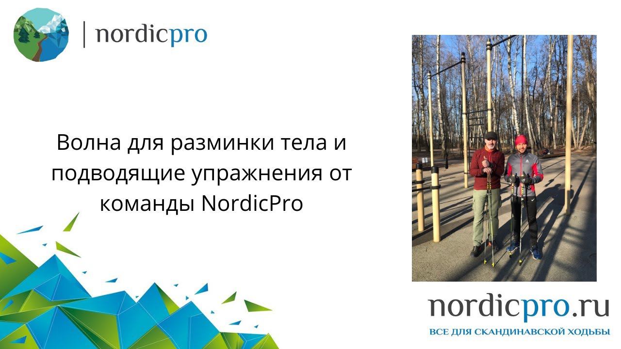 Волна для разминки и подводящие упражнения от NordicPro