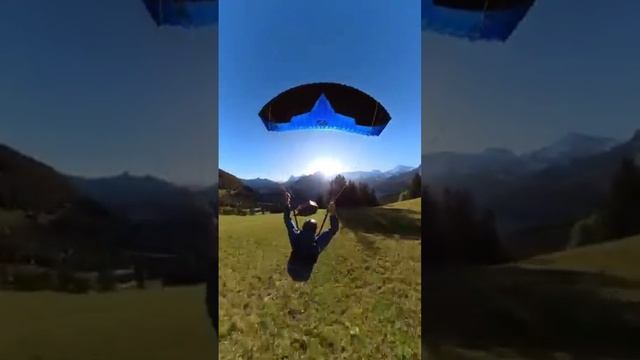 Полёт на параплане (speedflying)
