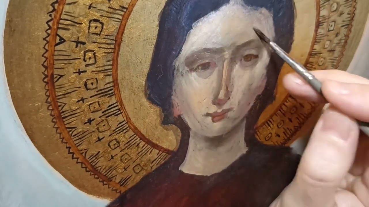 Как намешать нужные цвета для лица маслом.