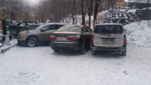 Снежное ДТП на Кирова, из 4-х авто.