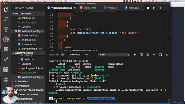 WEBPACK + BABEL: SVILUPPARE WEB APPLICATION 2018 – смотреть онлайн видео от Создание красивого ...