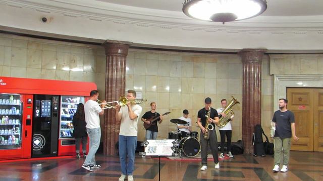 23.08.2024 Moscow metro (undeground) FAKE BAND part 4
