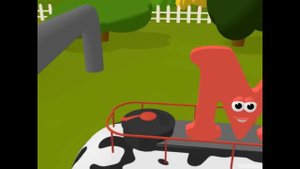 The Alphabet Adventure With Alice and Shawn the Train - FULL CARTOON - (Learn letters and words)