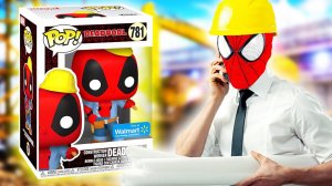 ДЭДПУЛ СТРОИТЕЛЬ FUNKO POP! ЧЕЛОВЕК-ПАУК И DEADPOOL НА СТРОЙКЕ - НОВАЯ РАСПАКОВКА MARVEL!