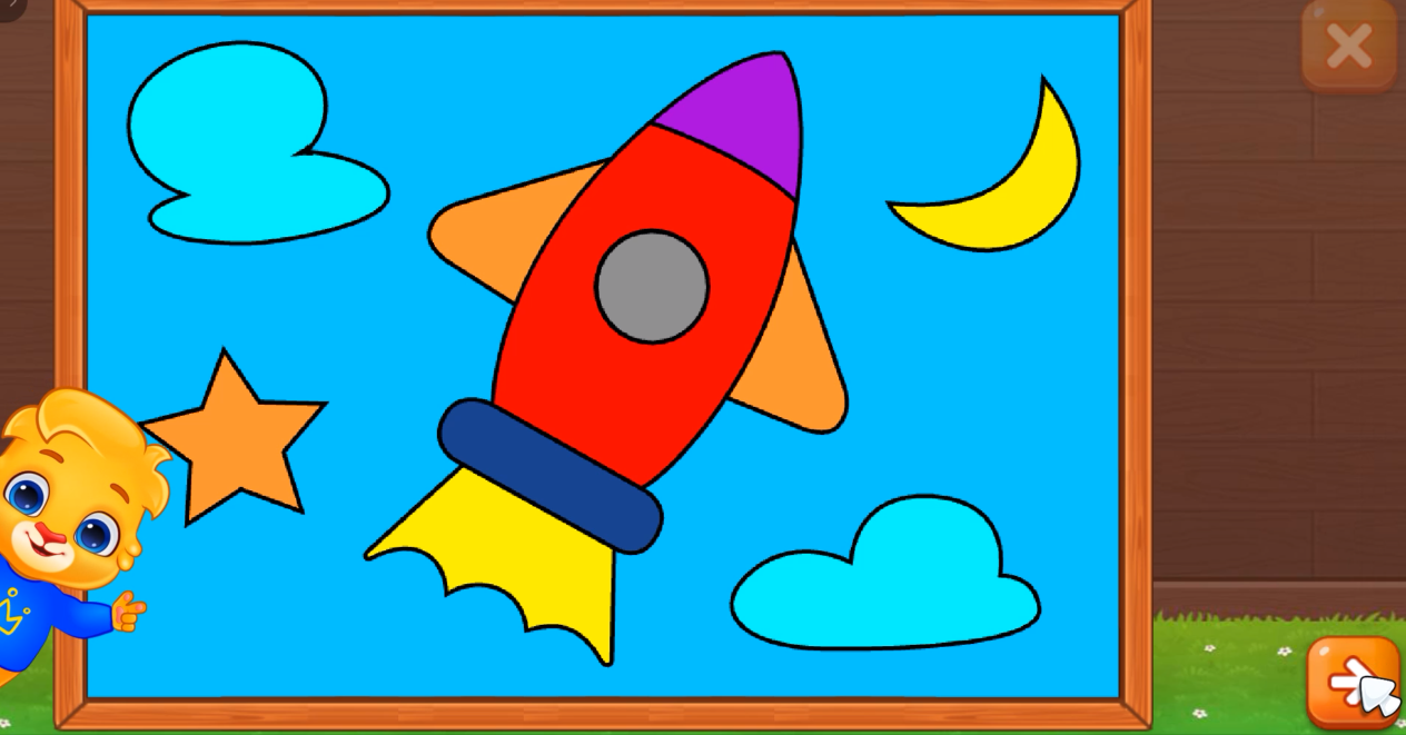 Уникальная раскраска 10. Раскрашиваем по цифрам. На Русском.