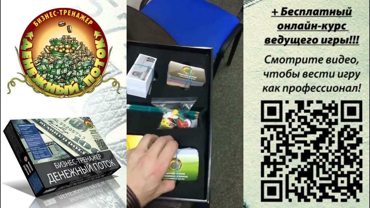 Игра Бизнес-тренажер Денежный Поток - распаковка
