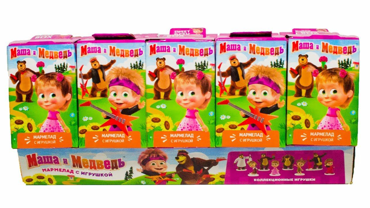 МАША И МЕДВЕДЬ Новая Серия Игрушек от Свитбокс по мотивам популярных серий мультфильма