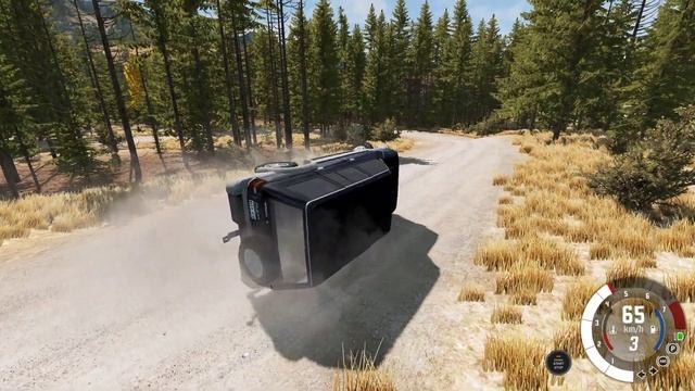 BeamNG.drive - Mitsubishi Pajero Wagon 1993 - Car Show Test Drive Crash ...