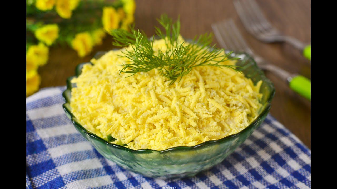 Салат на праздничный стол. Простой и бюджетный.
