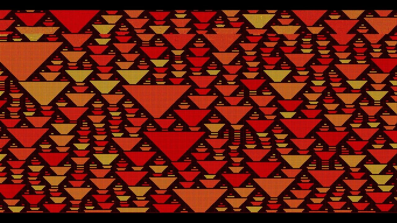CA 1D Totalistic -  Date palms