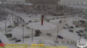 ДТП. Абакан. Кольцо на Трудовой. 13ч 13.12.2017