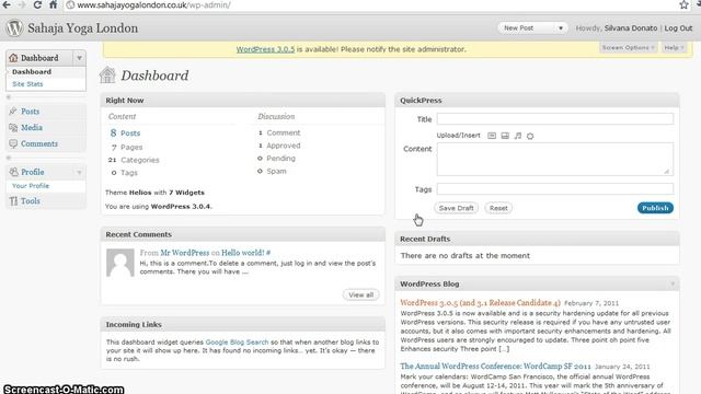 How to access to a Wordpress administration panel – смотреть онлайн видео от Сайтолог в хорошем ...