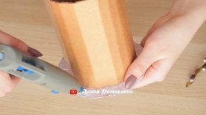 Коробка для цветов I Коробка из картона и бумаги I Как сделать коробку своими руками