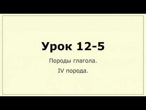 Породы глагола. IV порода (أفعل)