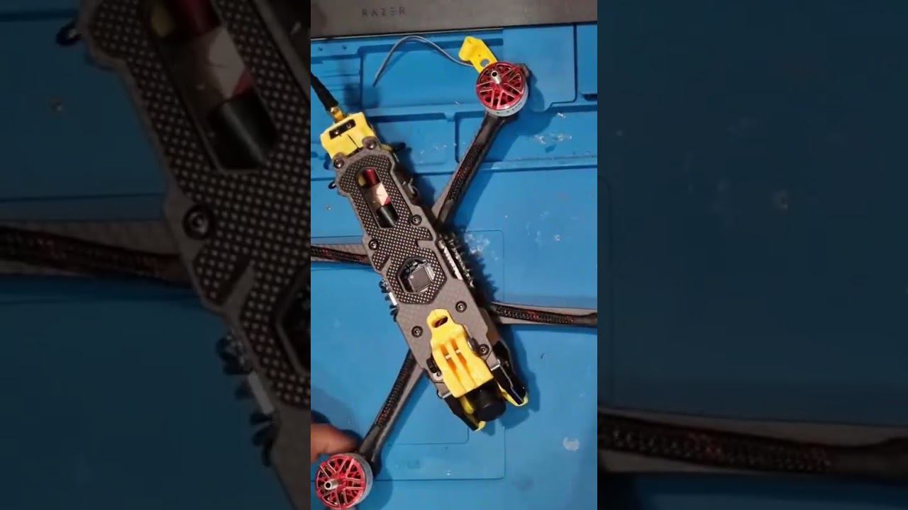 Сборка fpv фристайл дрона 5 дюймов, как это было, смотри на канале. #fpvvideo #Droneassembly