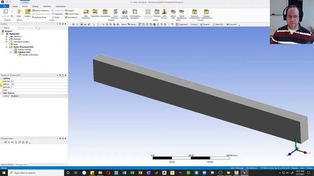 Introduction to ANSYS - FEA using ANSYS - Lesson 1
