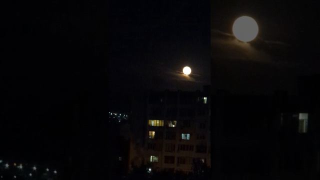 Геленджик, полнолуние!!! Пытаюсь сфокусировать камеру🌝💫 Очень красиво, особенно вживую 😀 Луна!)