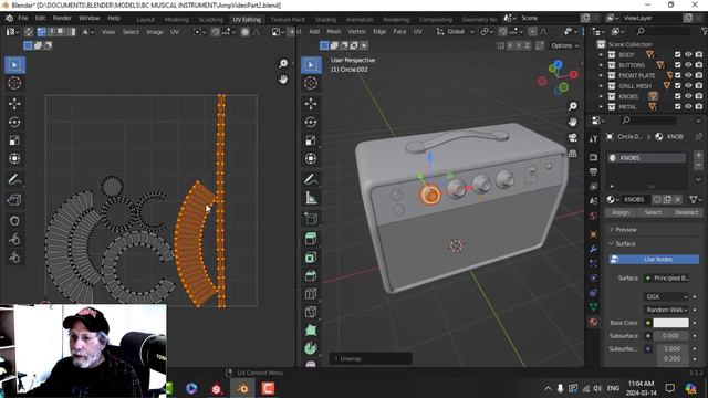 BLENDER CHALLENGE_ MUSICAL INSTRUMENT (AMPLIFIER PART 2)