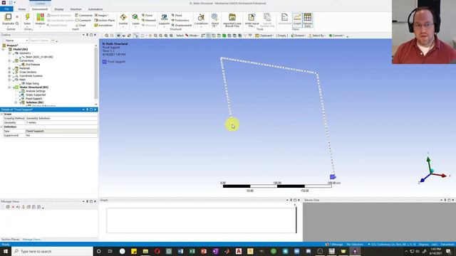Frame Analysis - FEA using ANSYS - Lesson 4