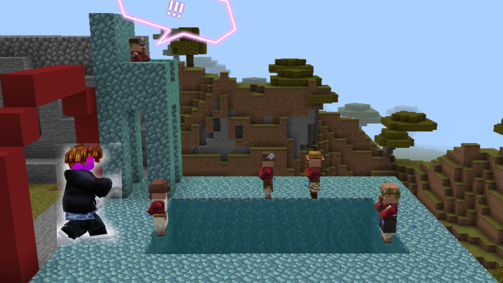 3 СПОСОБА ПРОНИКНУТЬ В АКВАПАРК В MINECRAFT