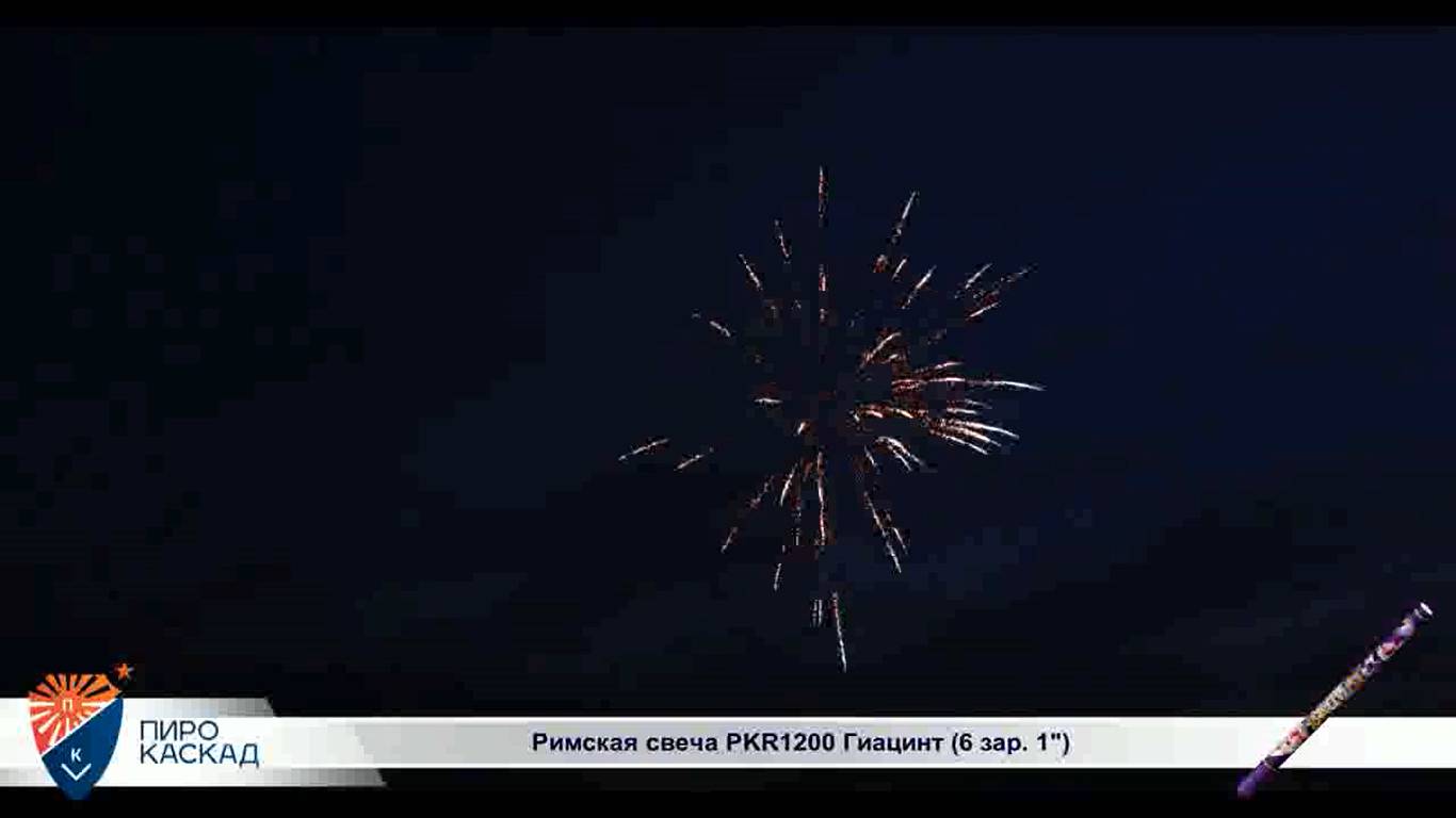 Римская свеча PKR1200 Гиацинт (6 зар. 1)