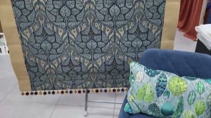 Шикарные римские шторы на подкладке с кантом.