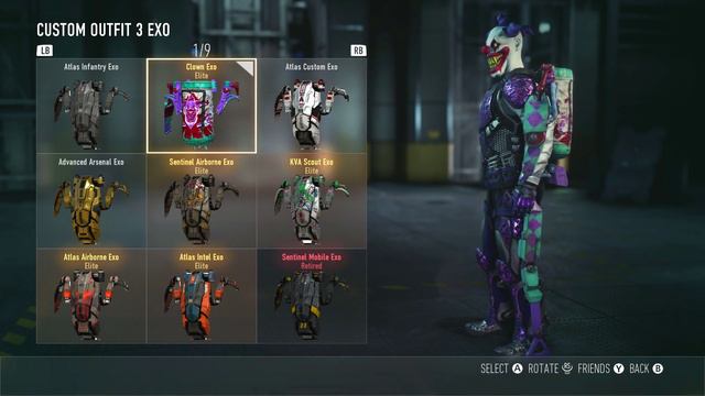 Call of Duty Advanced Warfare: CLOWN MASK & EXO SHOWCASE! (COD:AW DLC ...