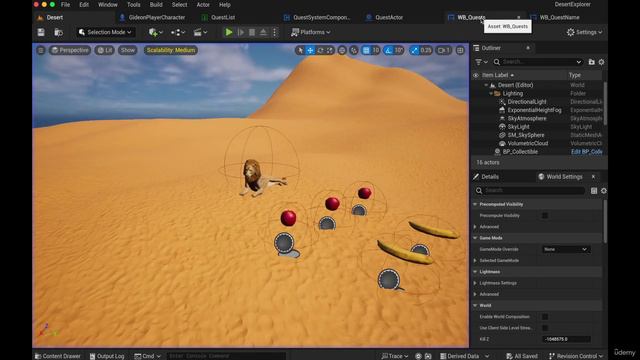 Unreal Engine 5-Blueprints-инвентарь,квесты и характеристики персонажей-#4