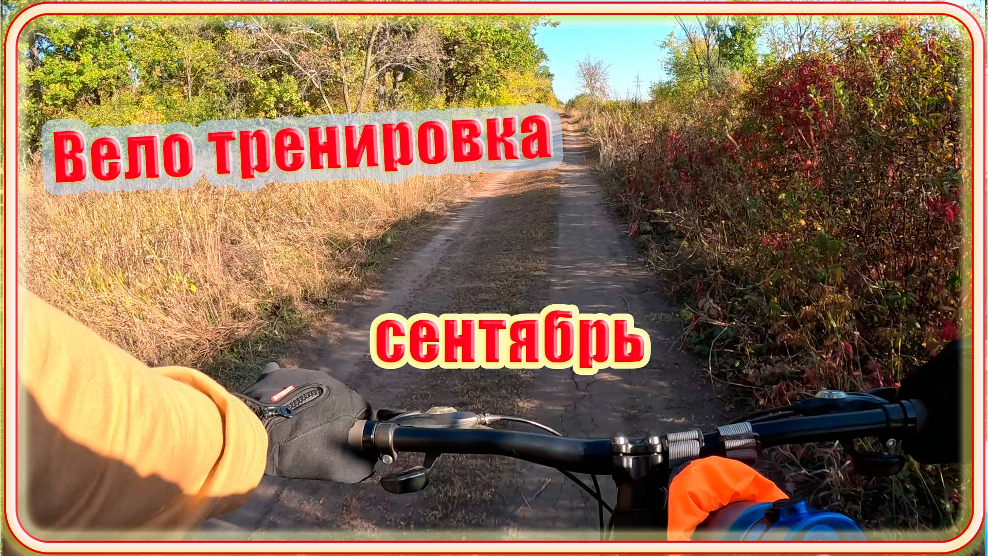 Вело тренировка сентябрь #велезаръ #велосипед #природа #зож