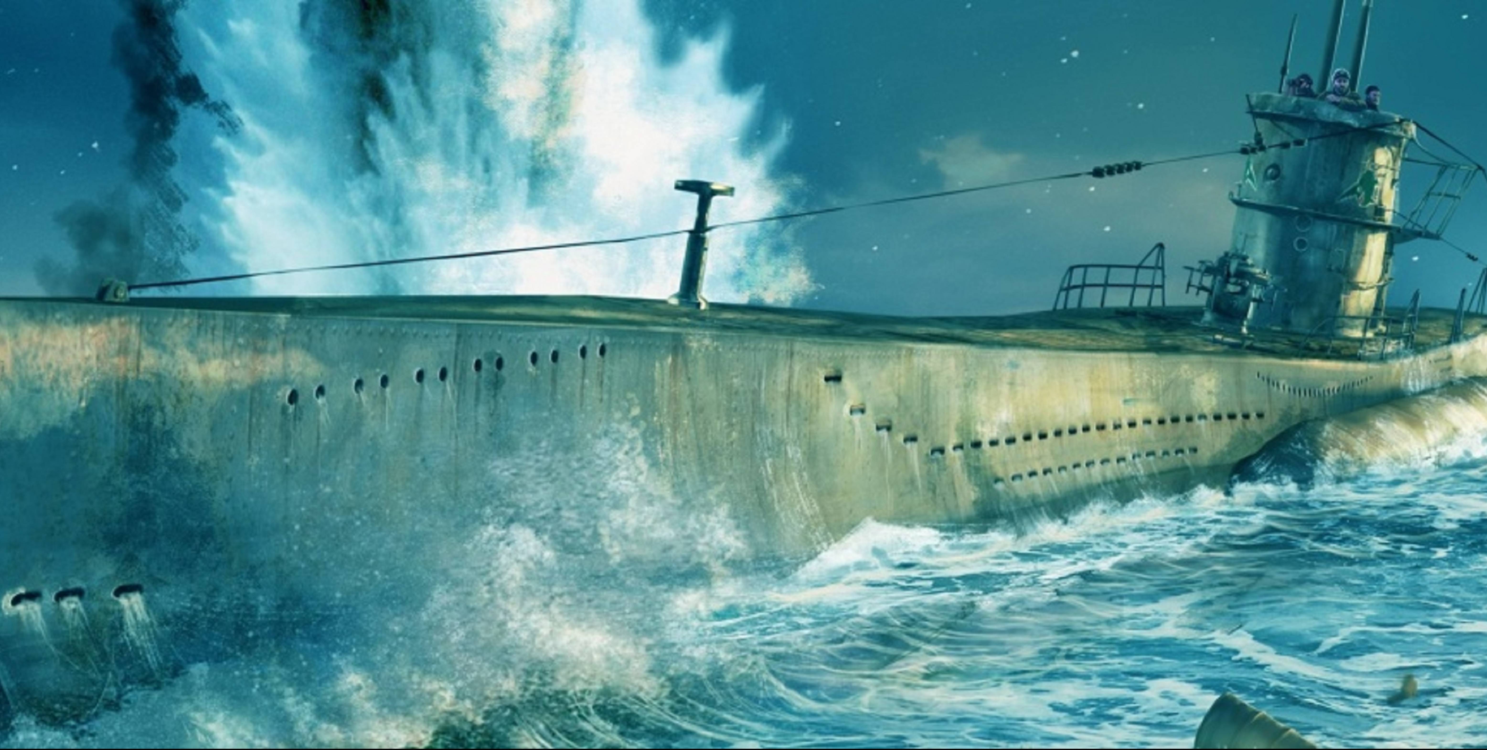 UBOAT -КРУЧЕ НАС - ТОЛЬКО ЯЙЦА) 1 против 2 Эсминцев на открытой воде!