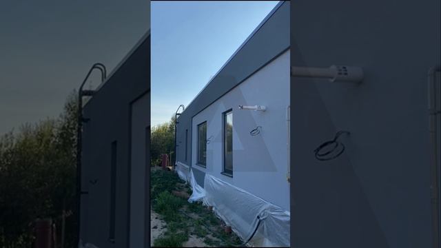 КРАСИВАЯ ОТДЕЛКА ДОМА из ГАЗОБЕТОНА с ПЛОСКОЙ КРОВЛЕЙ
