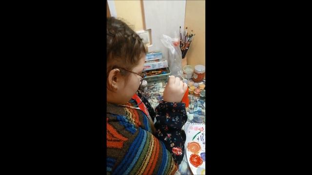 Роспись деревянной матрешки. Кузнецова Марина. «Дар жизни» г. Суздаль.