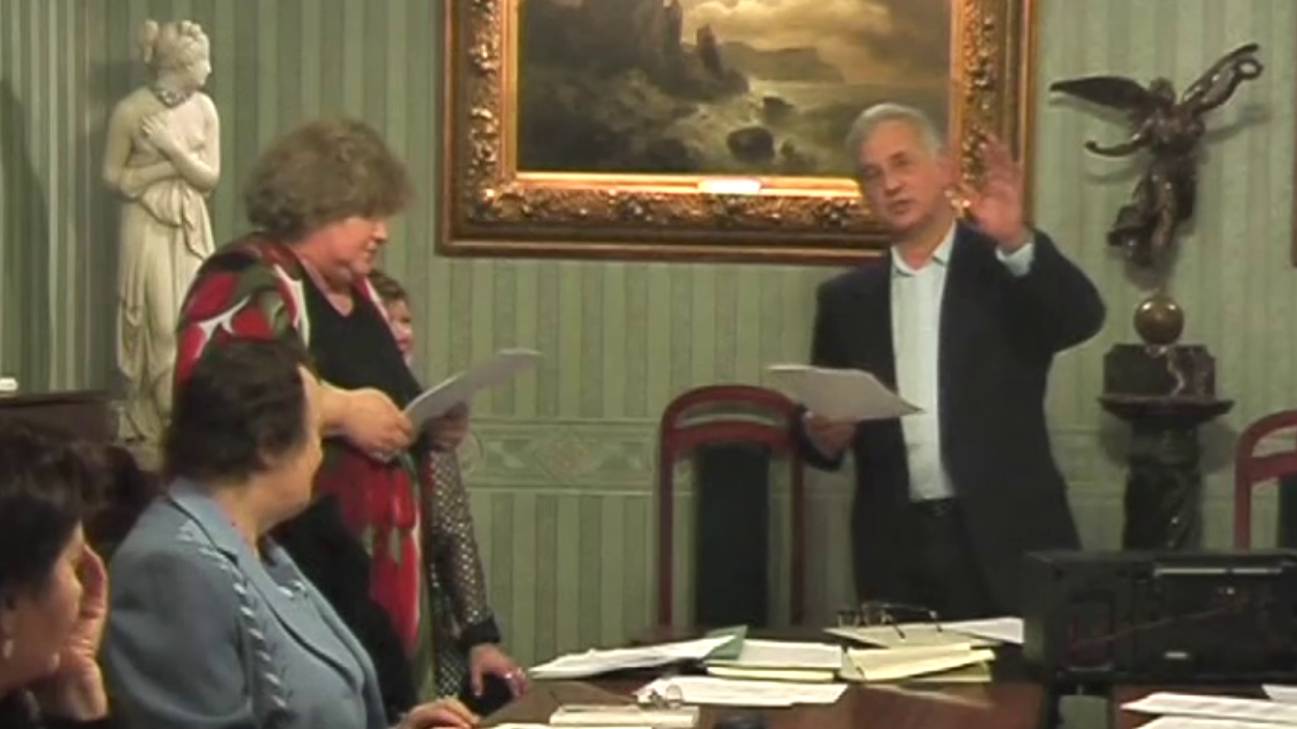 "Горе от ума – век XXI" (по мотивам А. Грибоедова). Отрывки читают Александр и Галина Томчины.