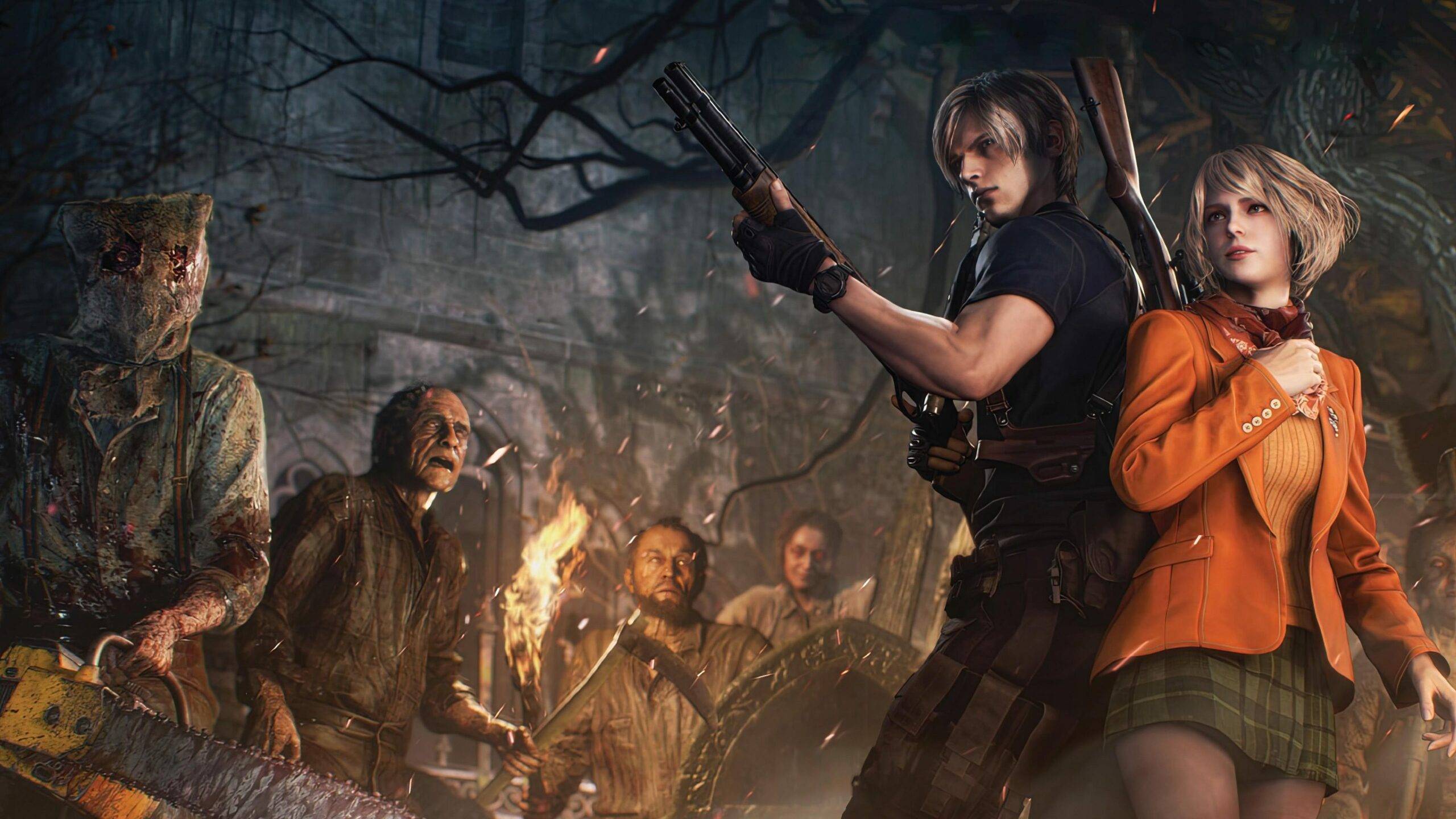 Resident evil 4 Remake Лёнчик в Испании.