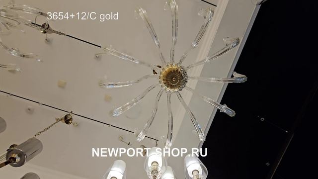 Newport Люстра 3654+12/C gold ( Newport-shop.ru )