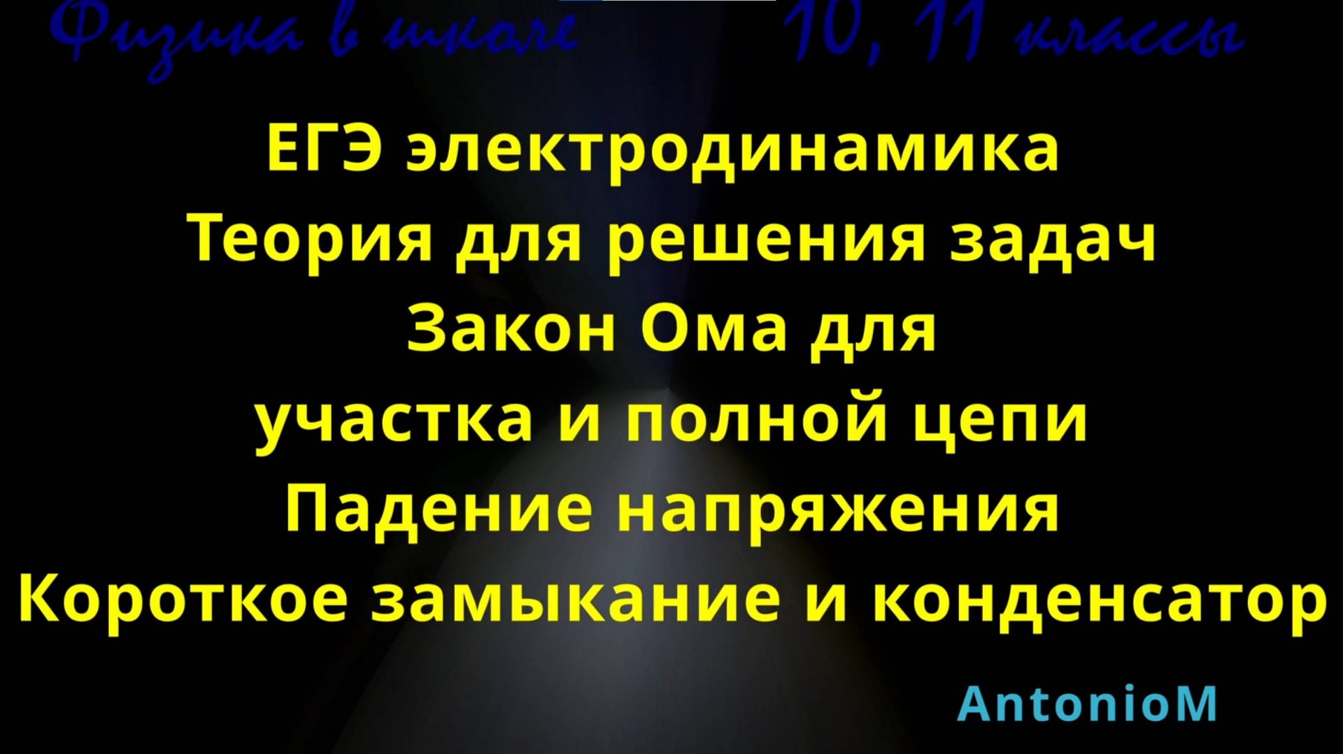 ЕГЭ электродинамика Теория для решения задач